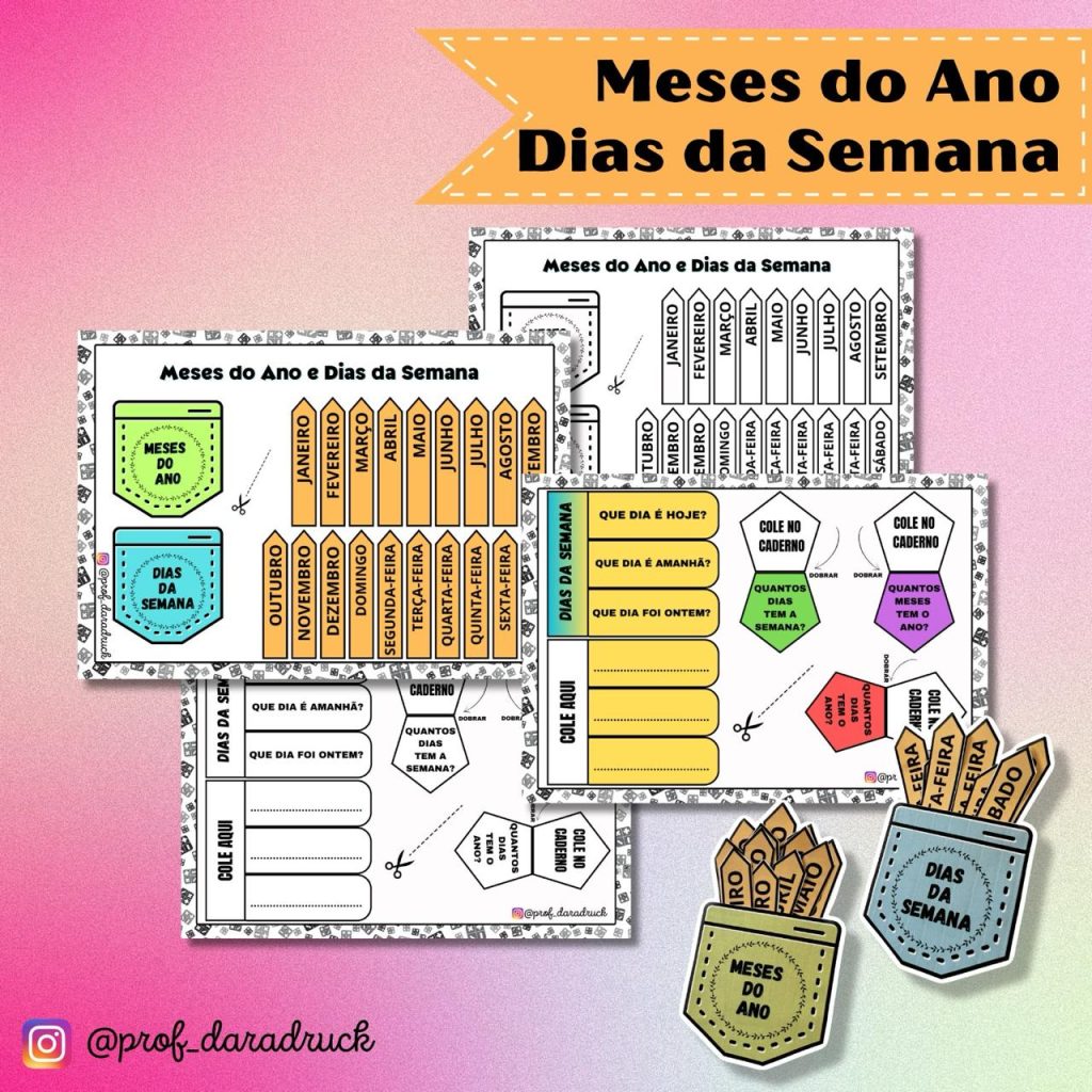 Meses do Ano e Dias da Semana – Prof. Dara Druck